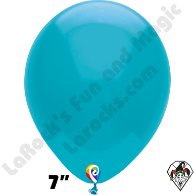 Funsational 7 Inch Round Pastel Turquoise Balloon 50ct