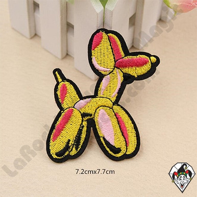 Balloon Dog Patch Yellow 1ct