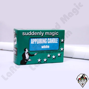 Magic Canes & Candles Appearing Candle White