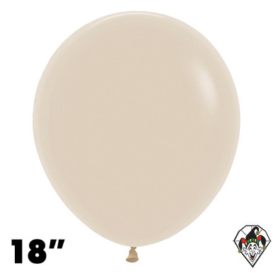 18 Inch Round Deluxe White Sand Sempertex 25ct