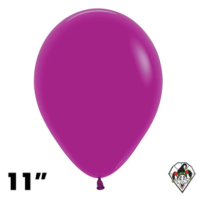 11 Inch Round Deluxe Purple Orchid Sempertex 100ct