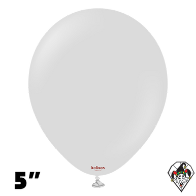 5 Inch Round Retro Smoke Balloons Kalisan 100ct