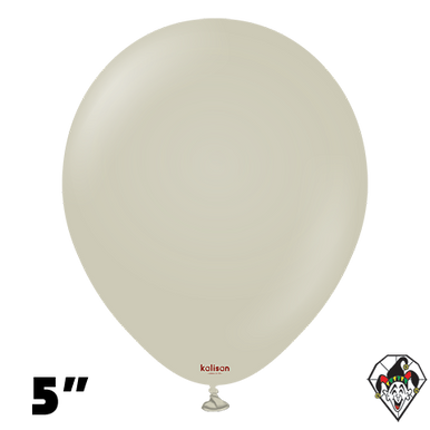 5 Inch Round Retro Stone Balloons Kalisan 100ct