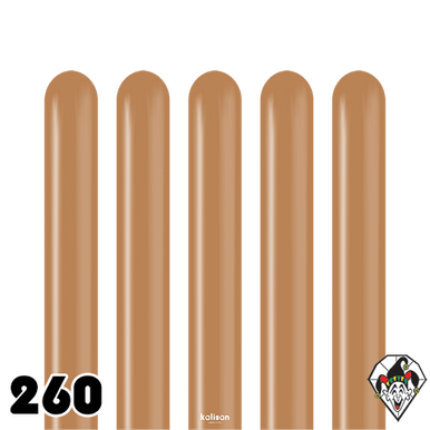 260K Standard Caramel Brown Balloons Kalisan 100ct