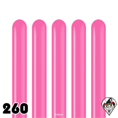 260K Standard Fuchsia Balloons Kalisan 100ct