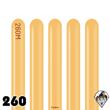 260K Standard Peach Balloons Kalisan 100ct