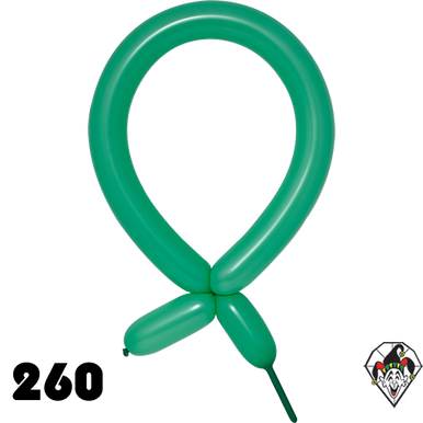 260E Standard Spring Green Balloon Elitex 50ct