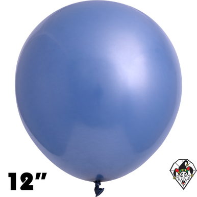 12 Inch Round Standard Navy Blue Balloon Elitex 50ct