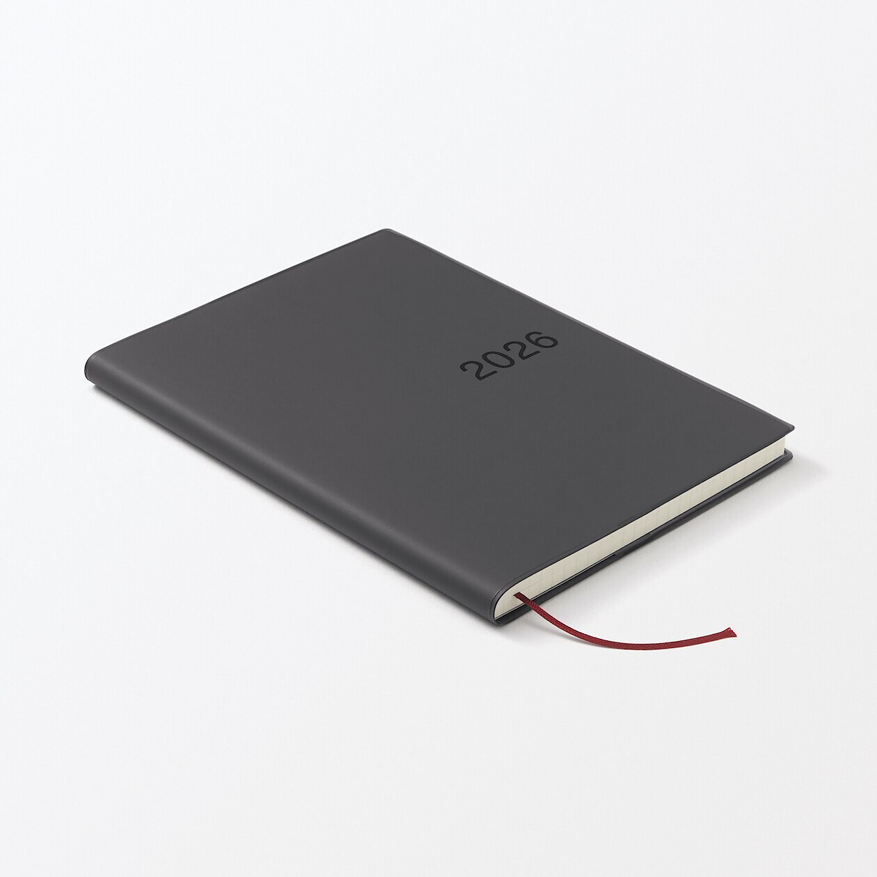 2026 Monthly and Weekly Diary - B6, Black | MUJI