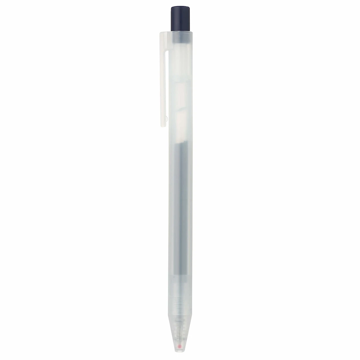 Black Smooth Retractable Gel Pens - 0.5 mm Medium - Pack of 10 | MUJI