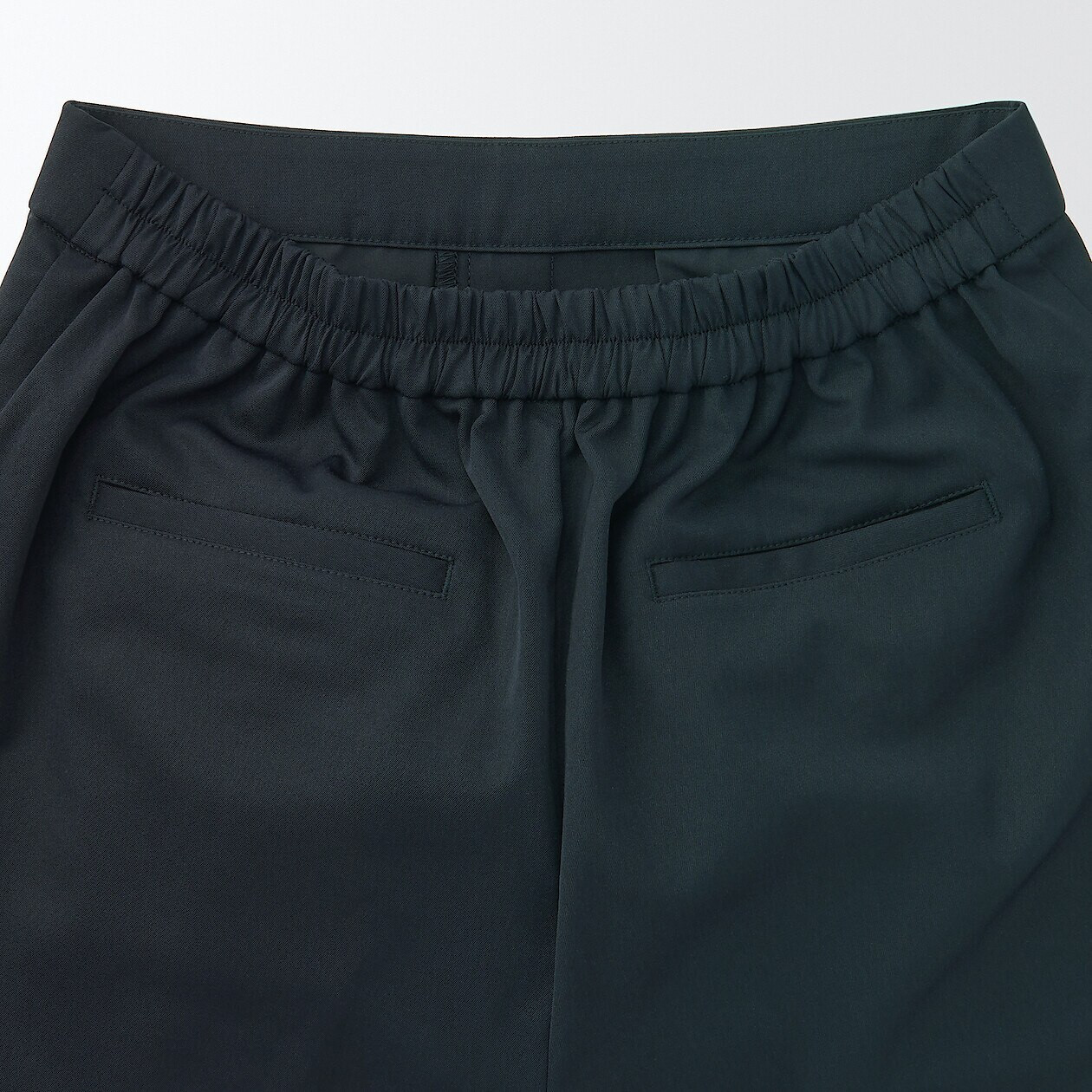 Women's Recycled Polyester Tapered Leg Trousers | MUJI