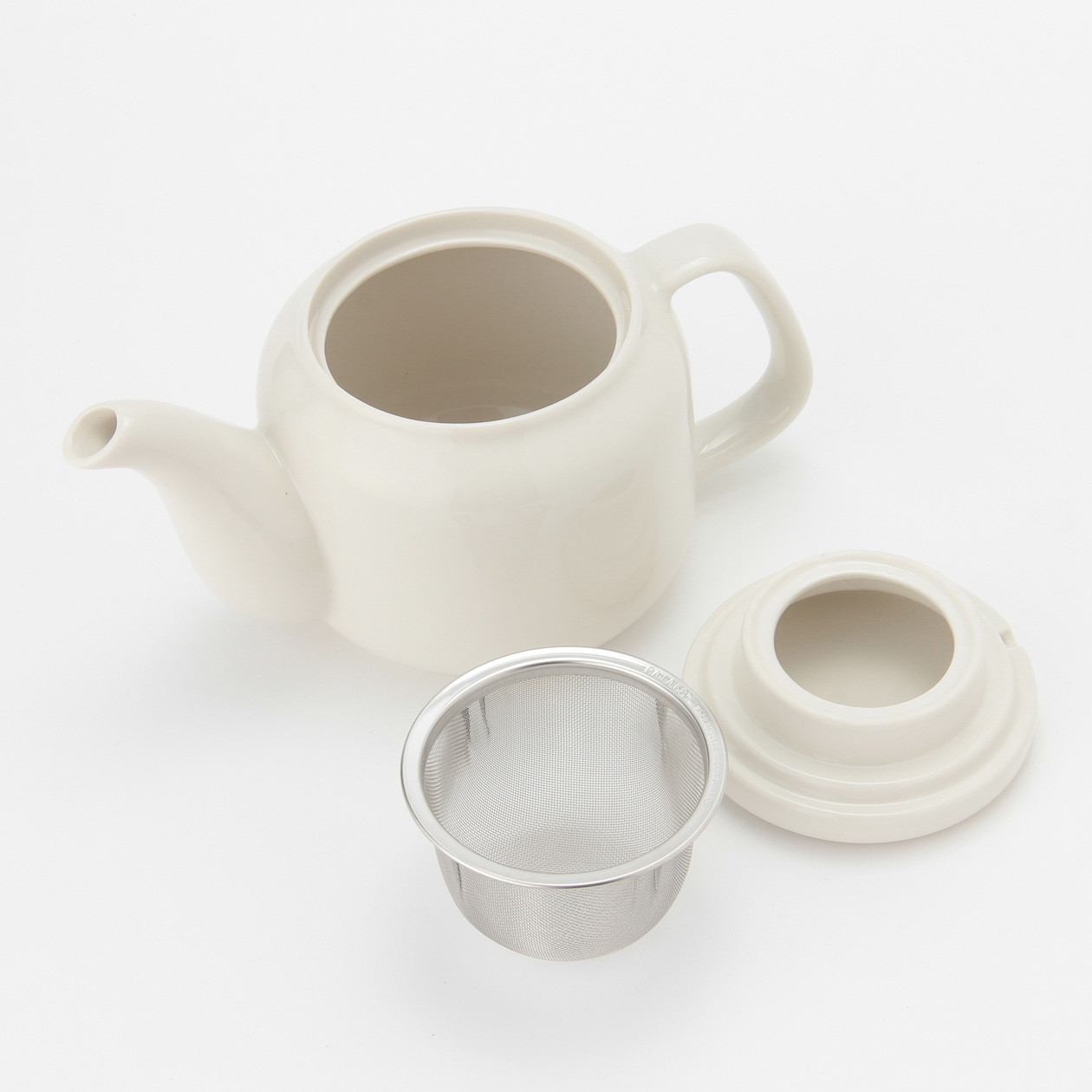 Porcelain Beige Pot | MUJI
