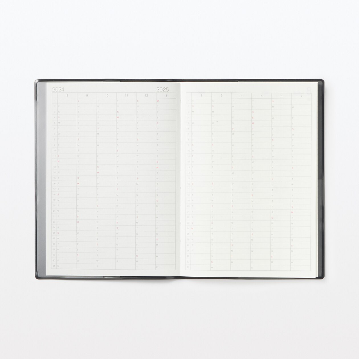 Academic Monthly/Weekly Diary 2024/25 (B6) | MUJI