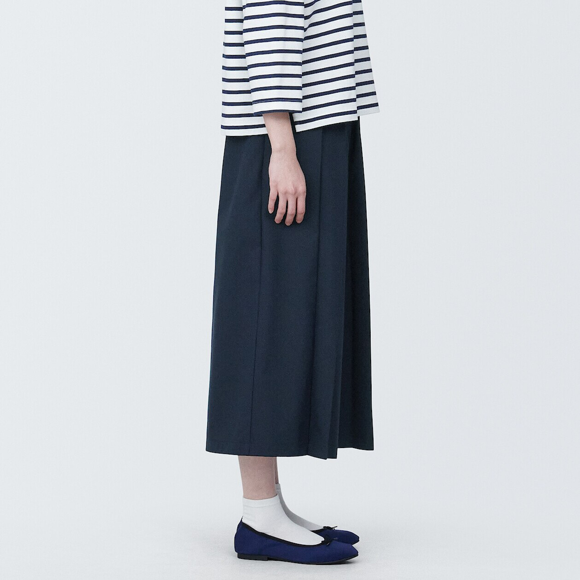 Womens Double Weave Hakama Pants Muji