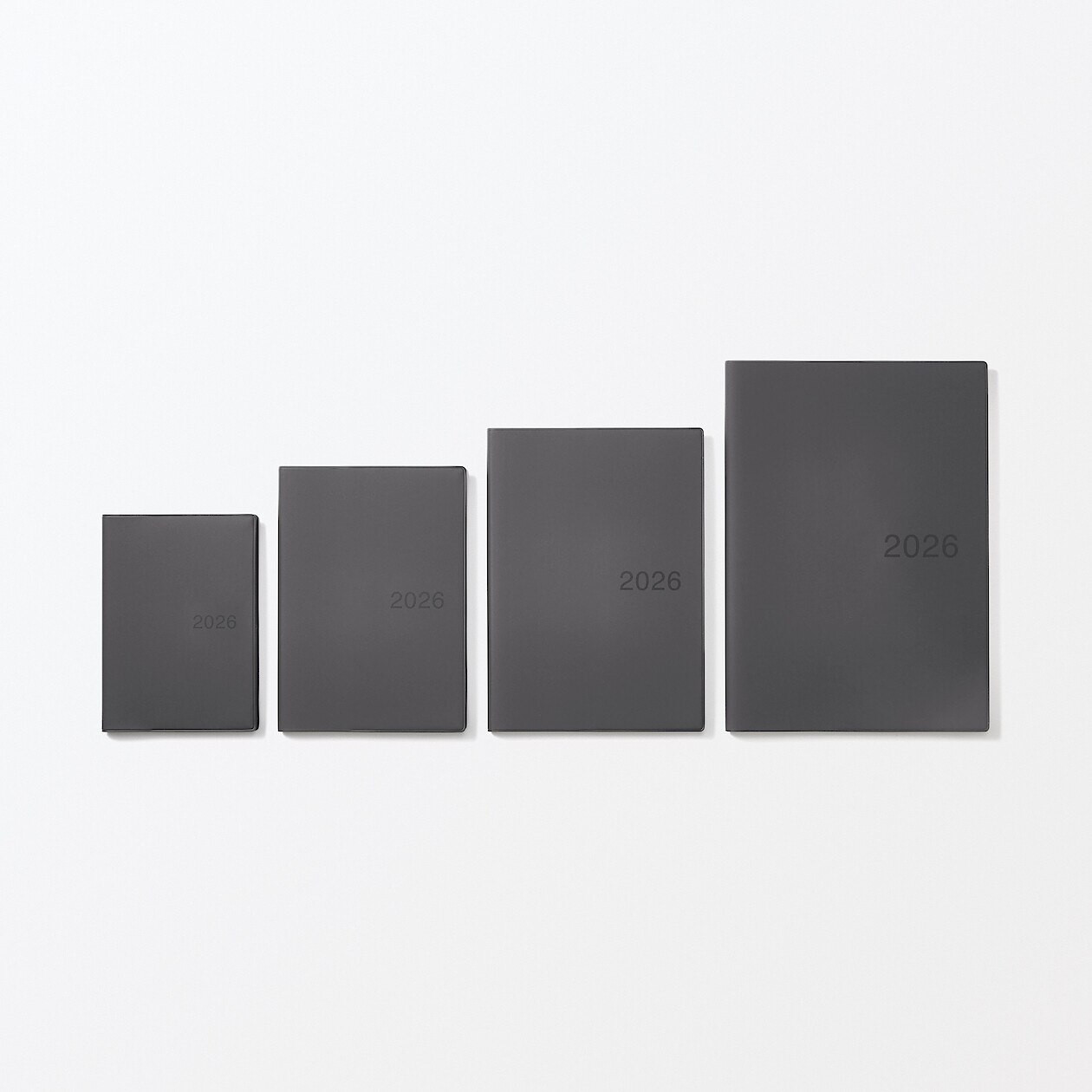2026 Monthly and Weekly Diary - B6, Black | MUJI