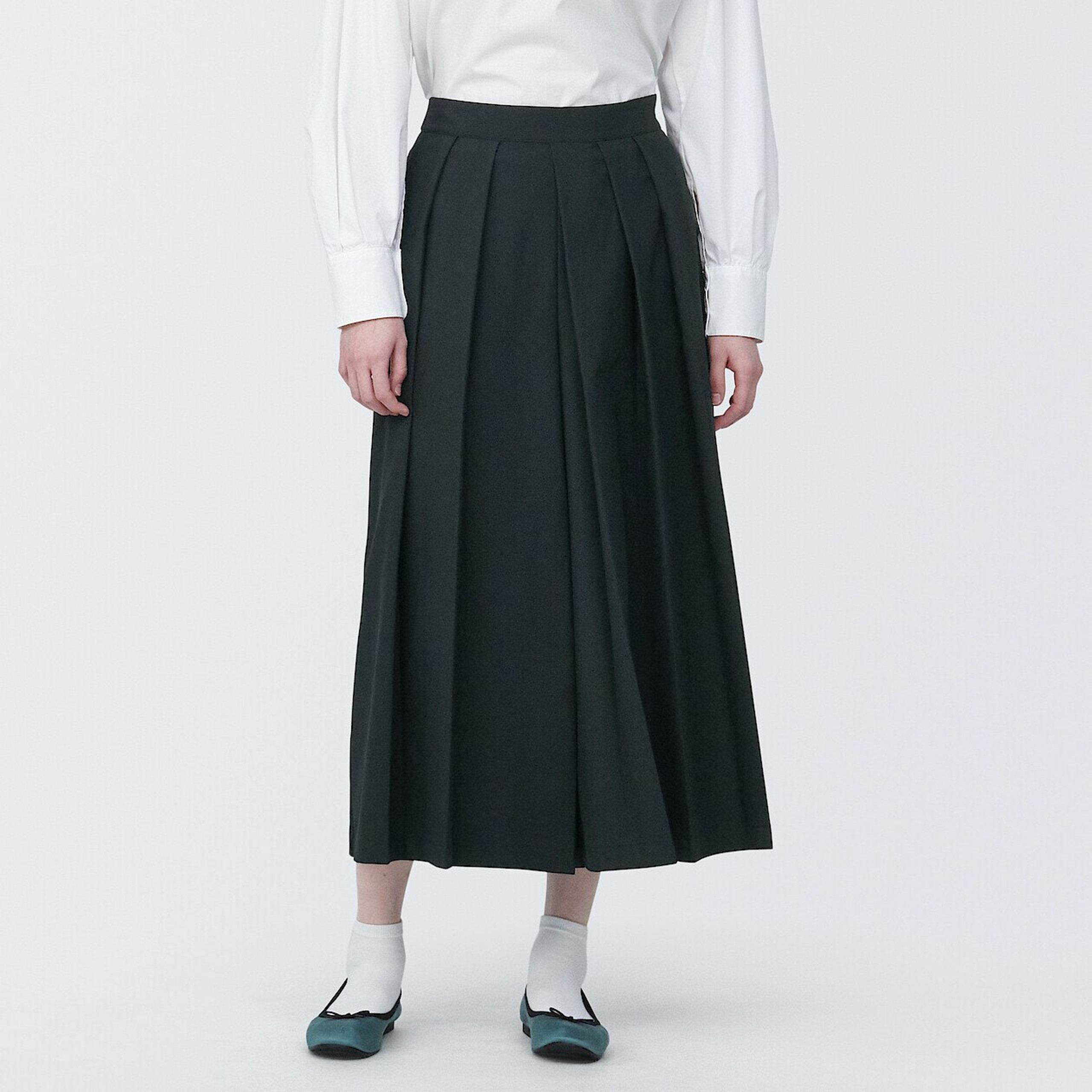 Womens Double Weave Hakama Pants Muji