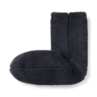 Men's Recycled Polyester Fleece Cosy Socks | MUJI