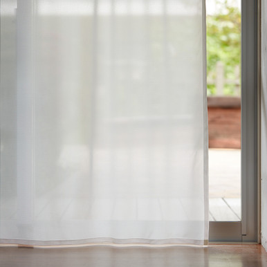 Polyester Lace Flat Panel Curtain | MUJI