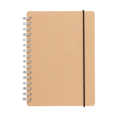 High‐Quality Paper Double‐Ring Notebook with Dot Grid A6 | MUJI