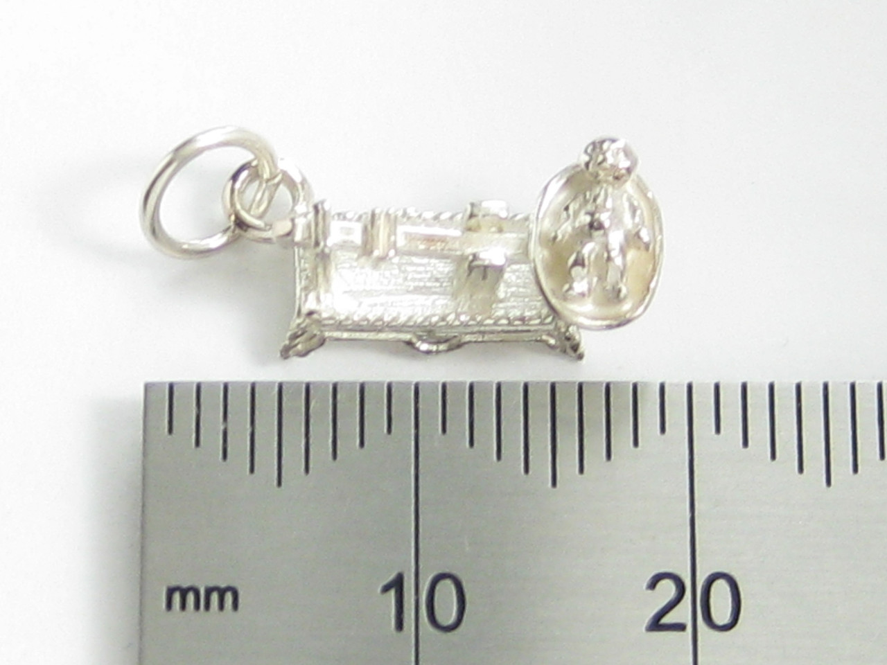 Baby Scales sterling silver charm .925 x 1 babies scale weight charms ...