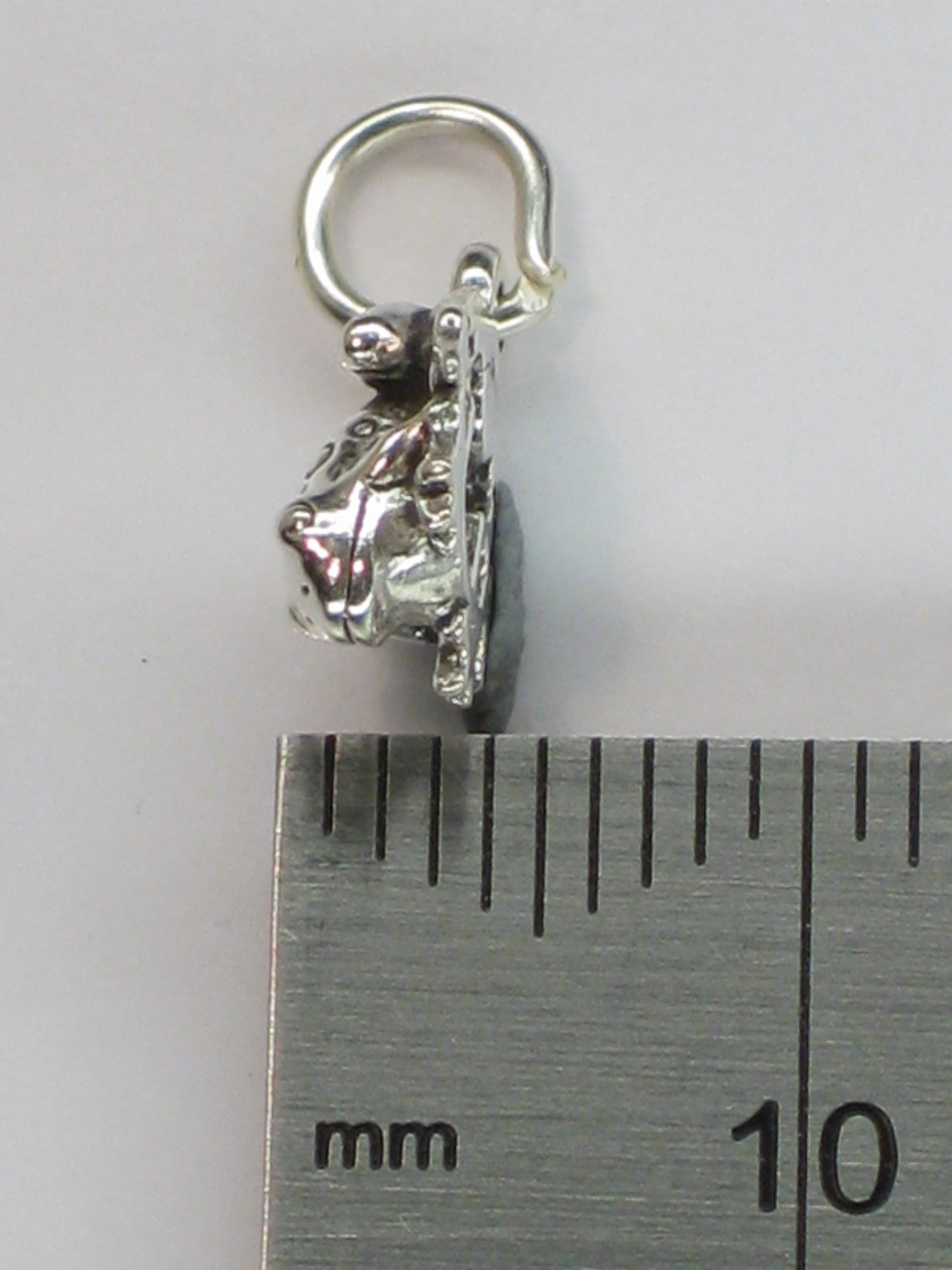 Frog - Toad Tiny sterling silver charm .925 x 1 Frogs and Toads charms ...
