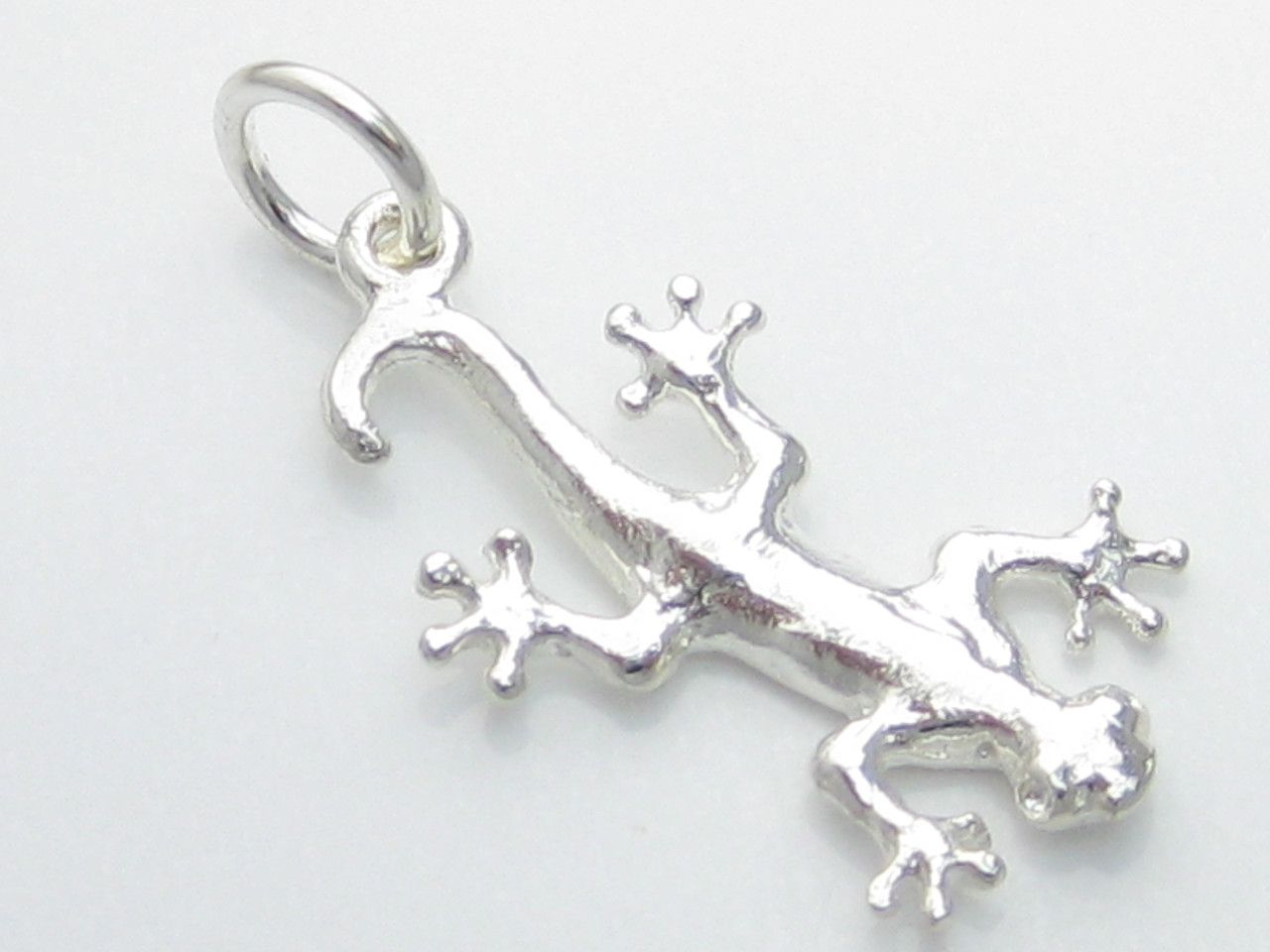 Lizard sterling silver charm .925 x 1 Lizards Reptiles Lizzards charms ...