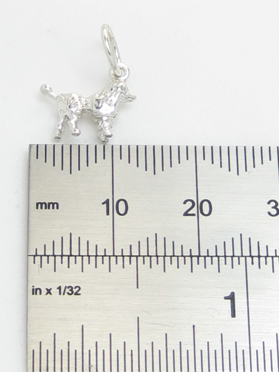 TINY Poodle dog sterling silver charm .925 x 1 Poodles Dogs charms ...