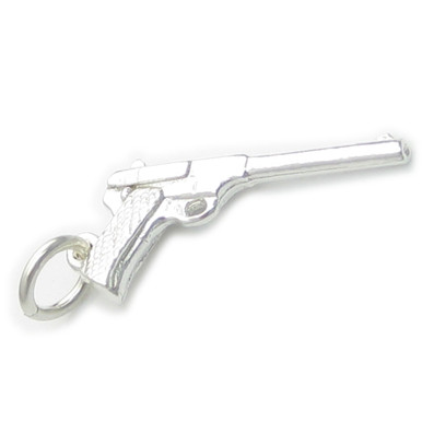 Pistol Gun sterling silver charm .925 x 1 Pistols Guns and Weapons ...