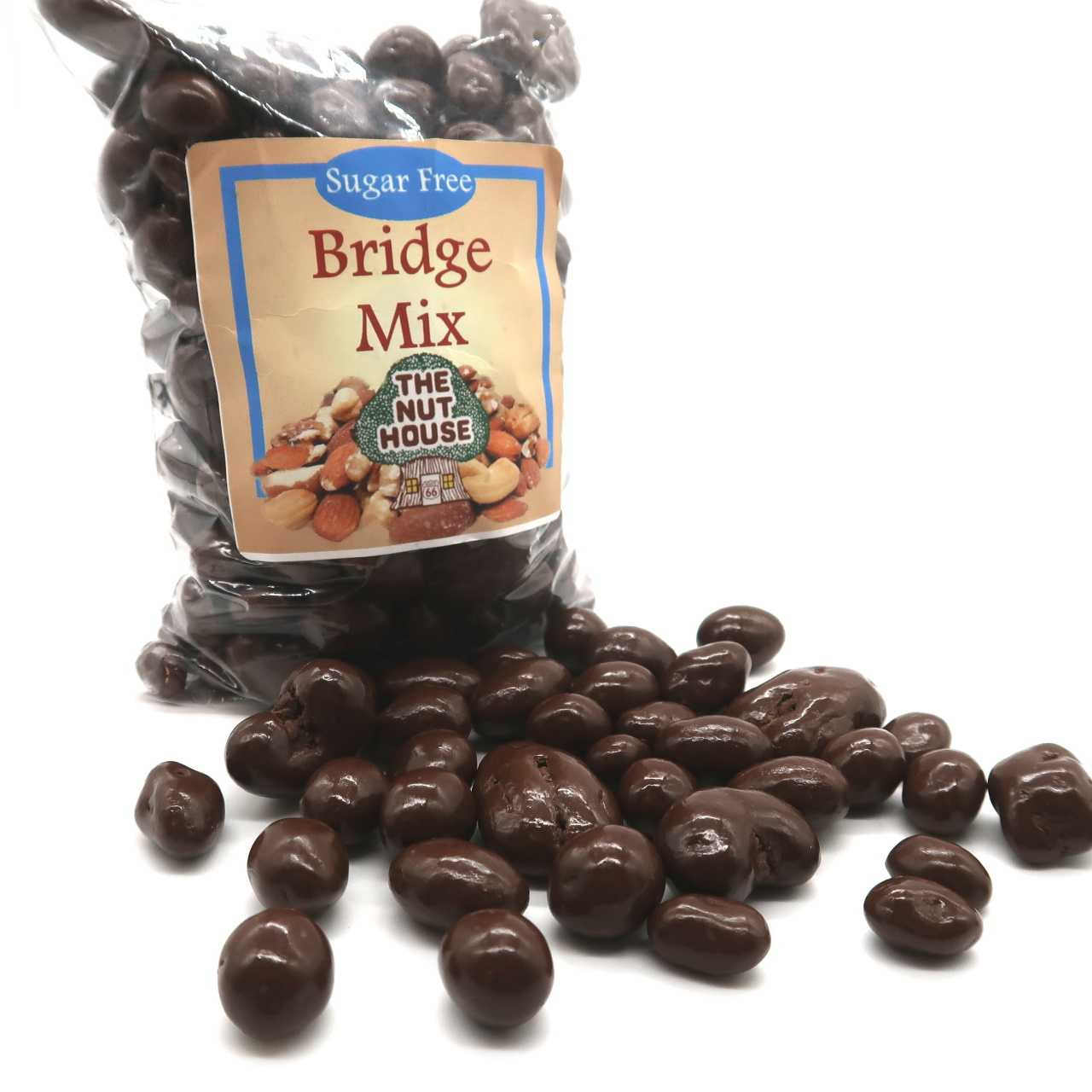 Sugar Free Chocolate Bridge Mix 12 oz - The Nut House