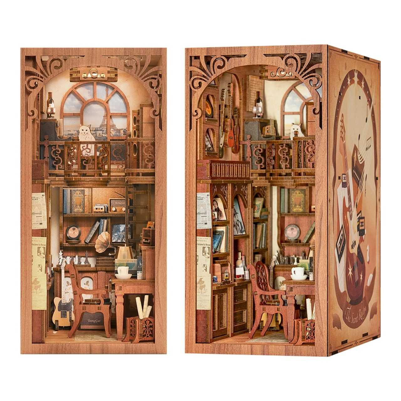 Hands Craft DIY Book Nook Kit Nebula Common Room The Nut House