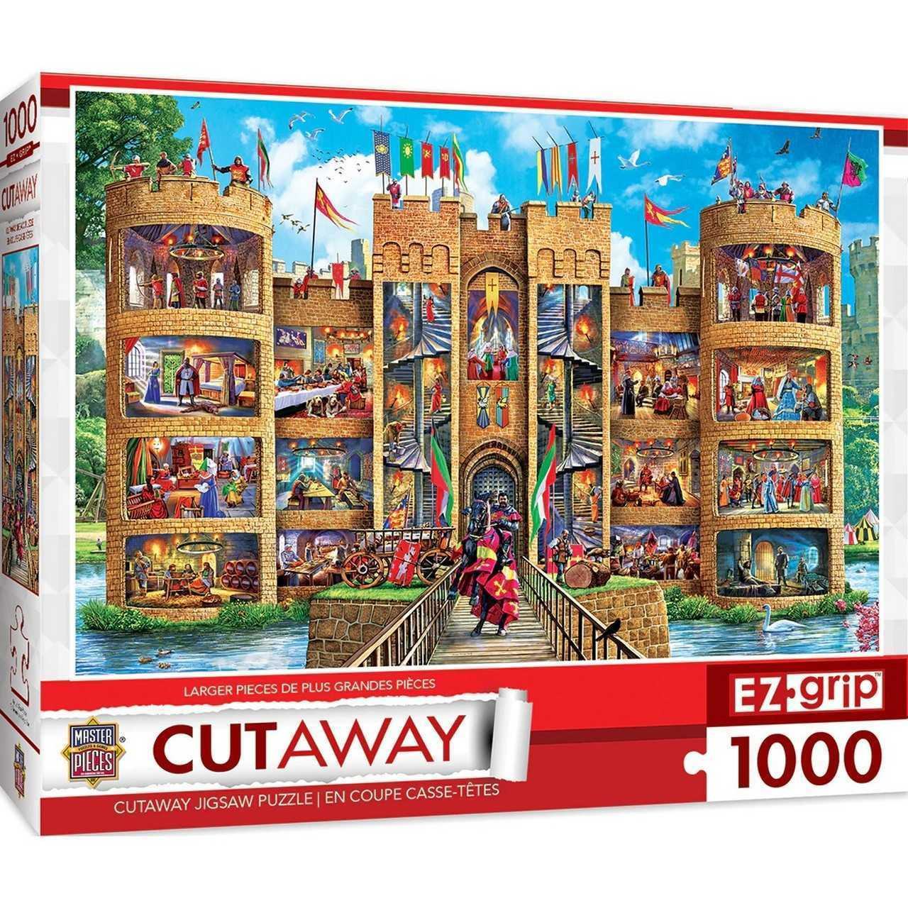 Medieval Castle Cutaway Puzzle 1000 Piece Jigsaw Puzzle