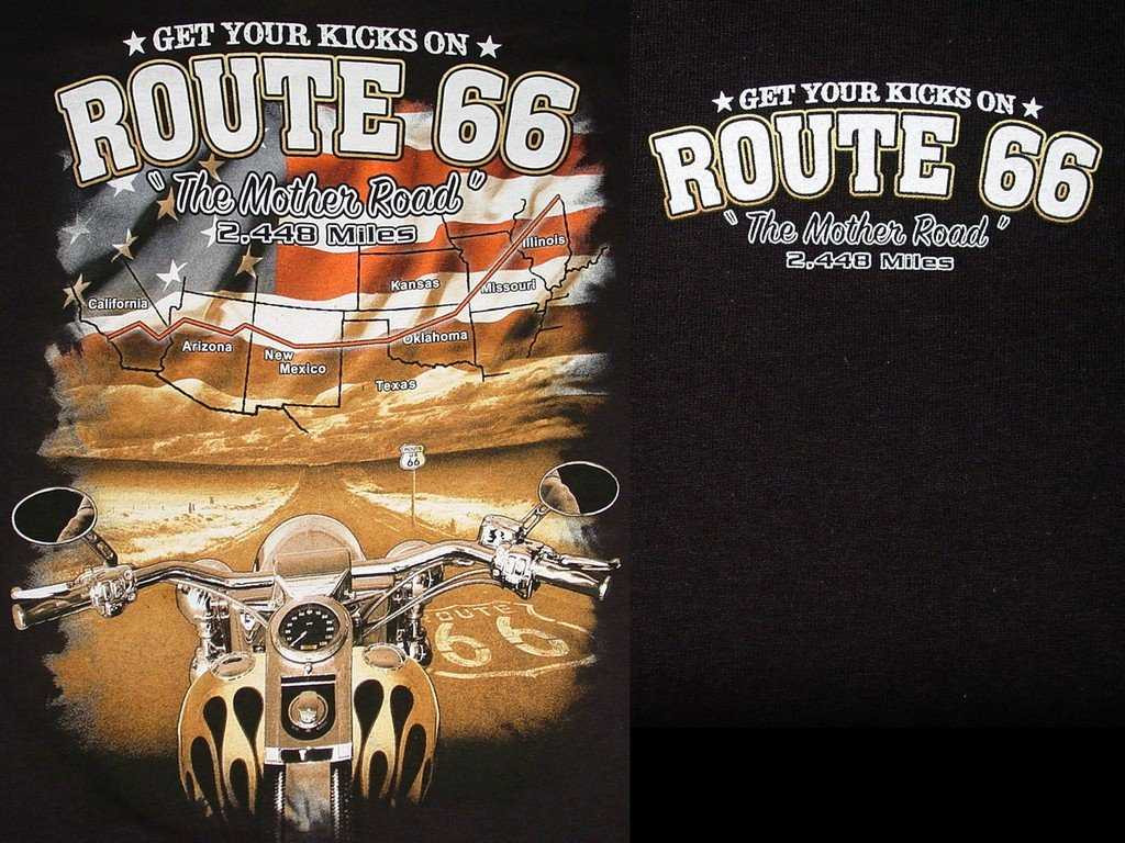 Route 66 Car Hop Black T Shirt Exclusive at The Nut House