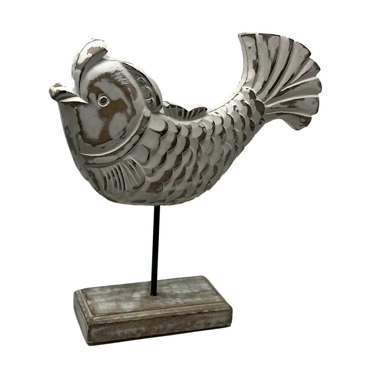 Hand Carved Wood Aztec Hinged Square Table Box