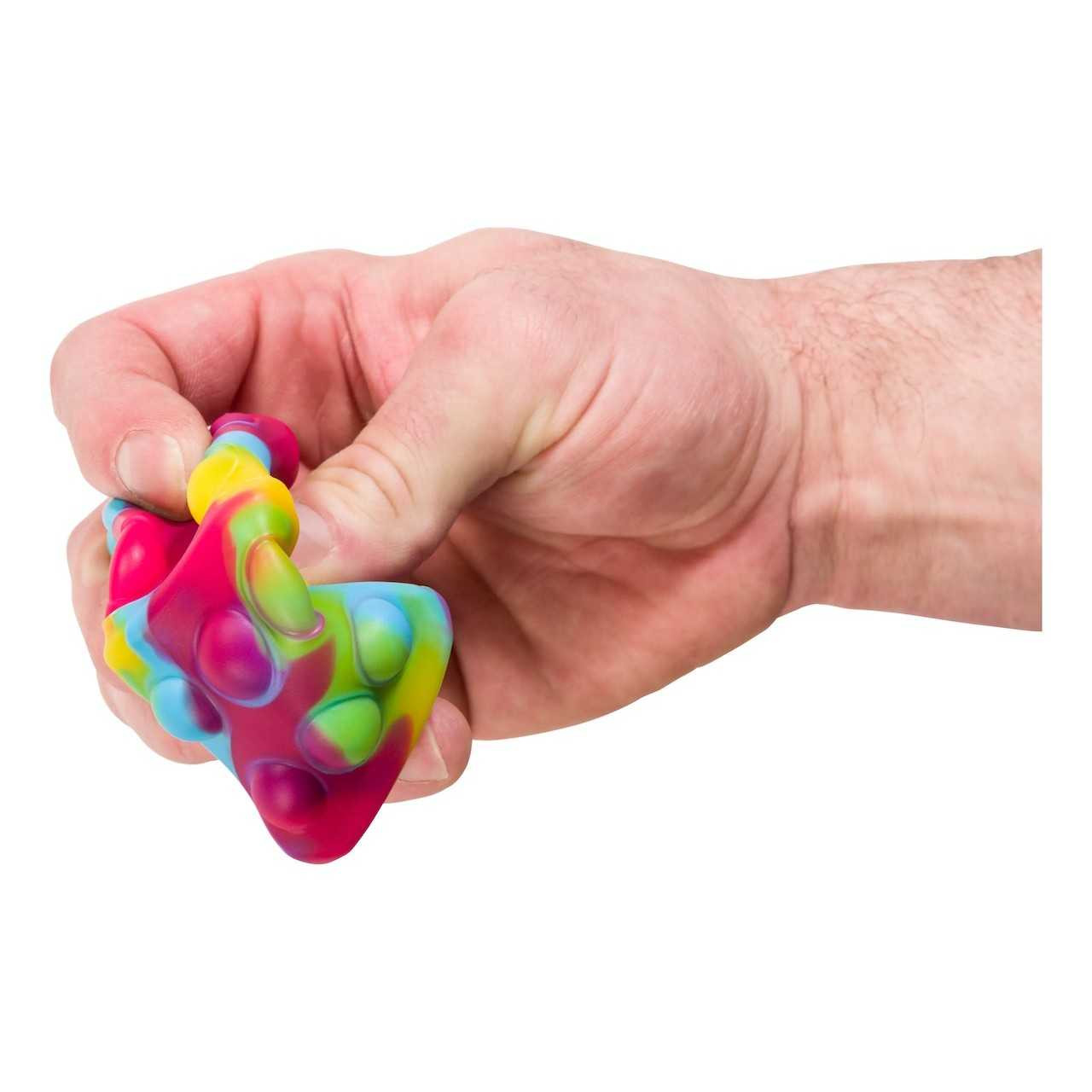 Popping Rainbow Dice Fidget Toy at the Nut House