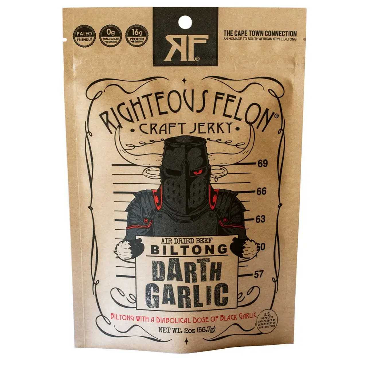 Righteous Felon Righteous Felon Ancho Villa Biltong 2 oz The Nut House