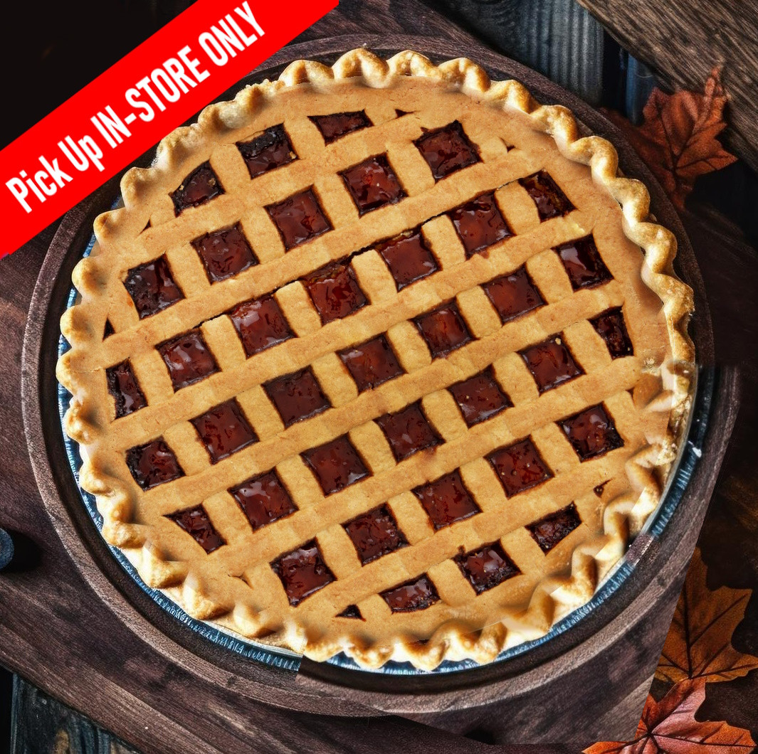 Homemade Apple Pie only at The Nut House