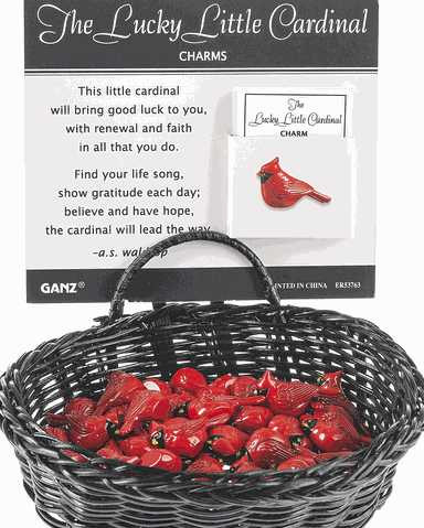 Cardinal Visor Clip Charm at the Nut House