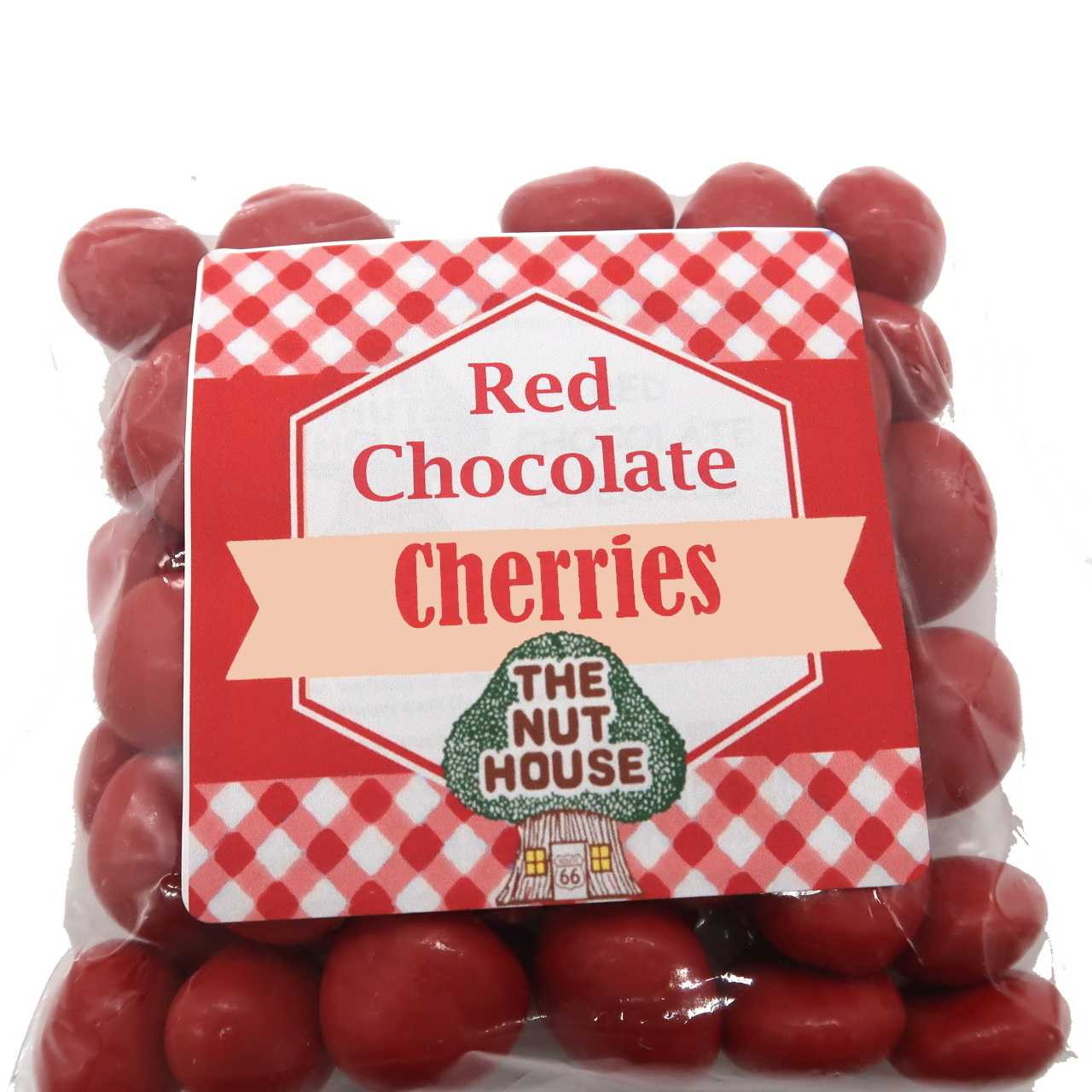 Red Chocolate Cherries 8 oz - The Nut House