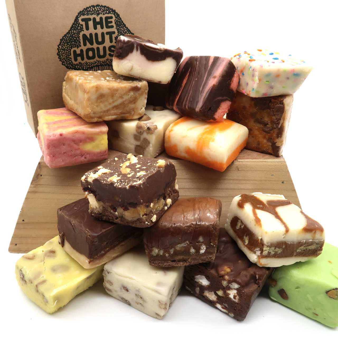 Variety Fudge Sampler- 1 lb. at The Nut House