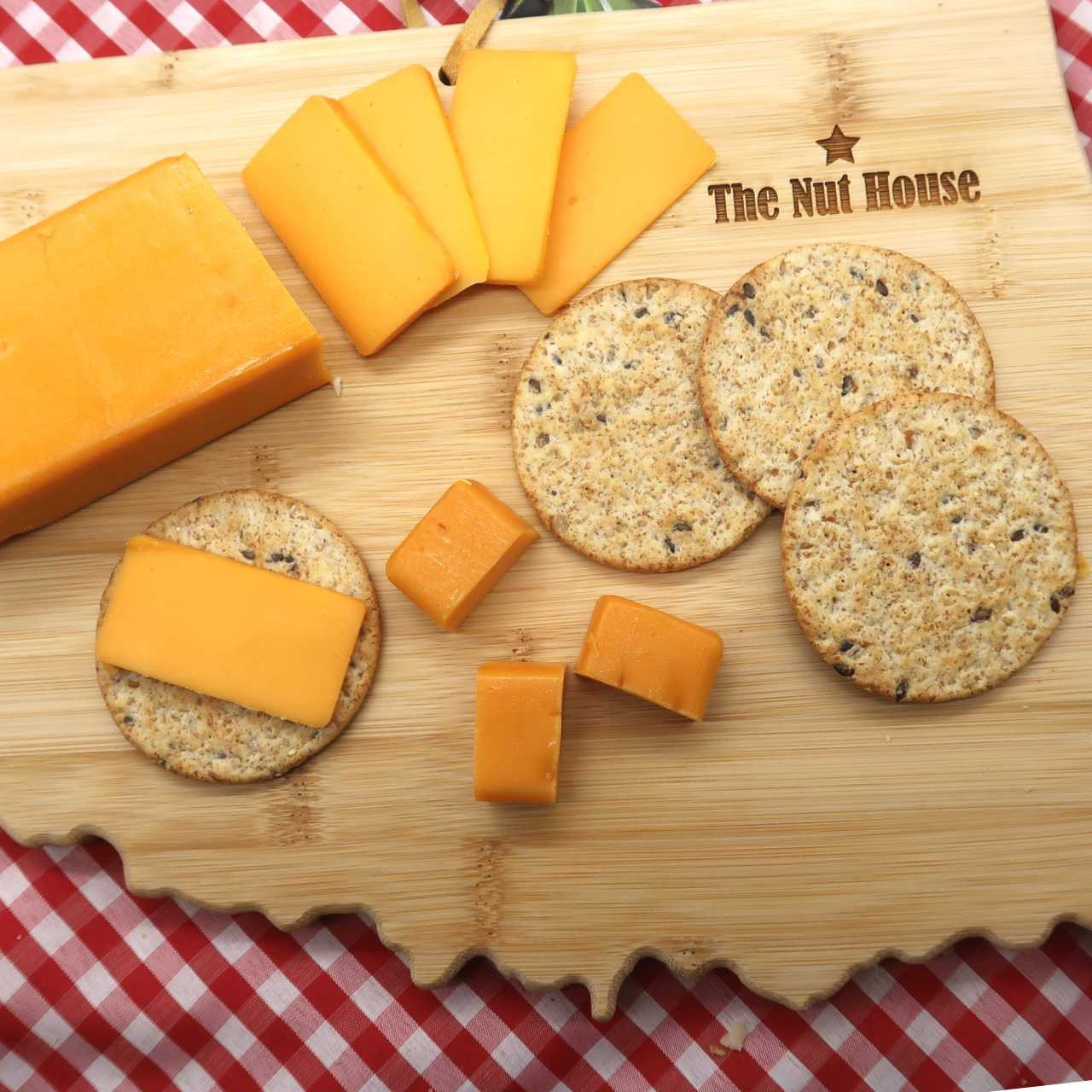 Shelf Stable Smoked Cheddar Cheese 8 oz - The Nut House