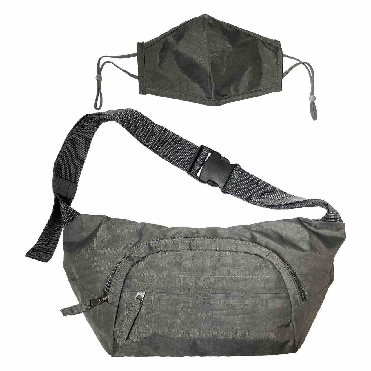 Oversized Bum Bag with Matching Mask at The Nut House