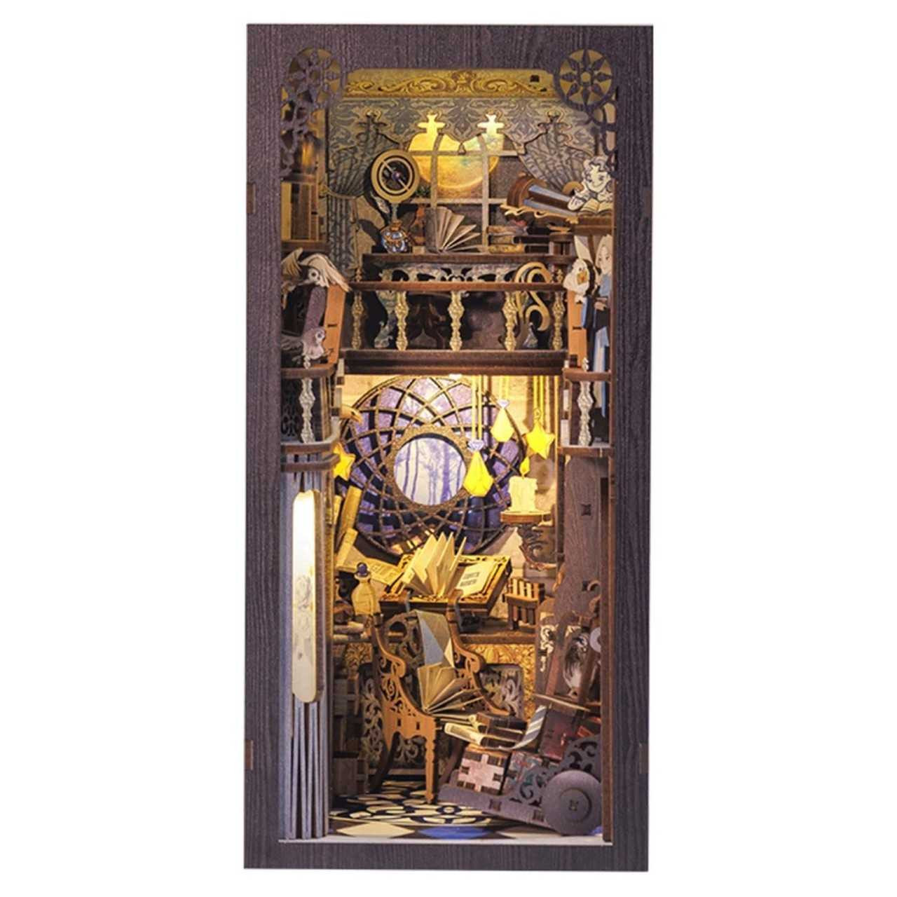 Hands Craft DIY Book Nook Kit Nebula Common Room