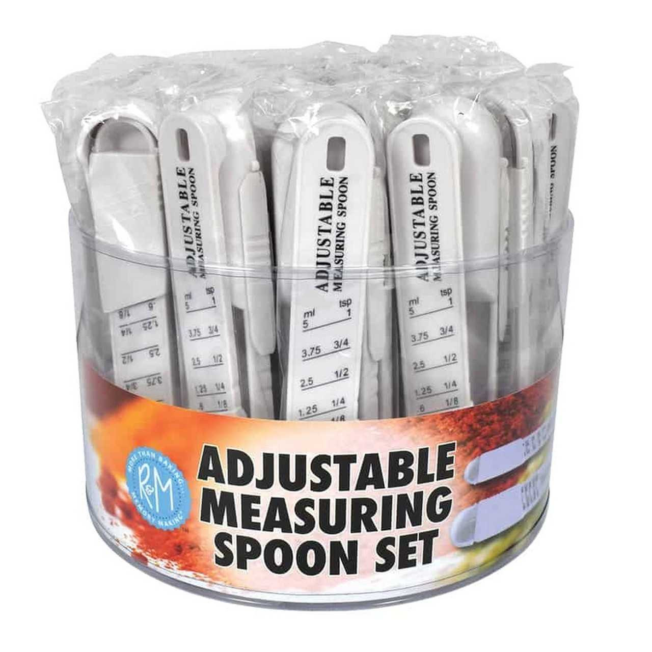 R&M International Adjustable Measuring Spoon Set