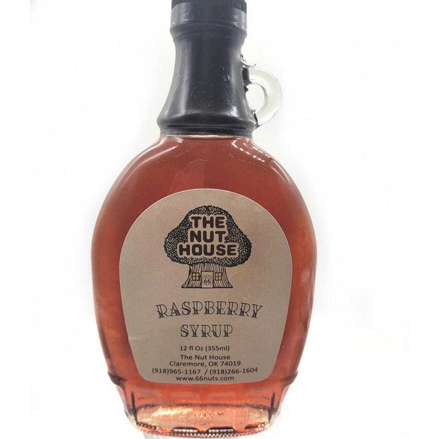 Nut House Handmade Raspberry Syrup 12oz The Nut House