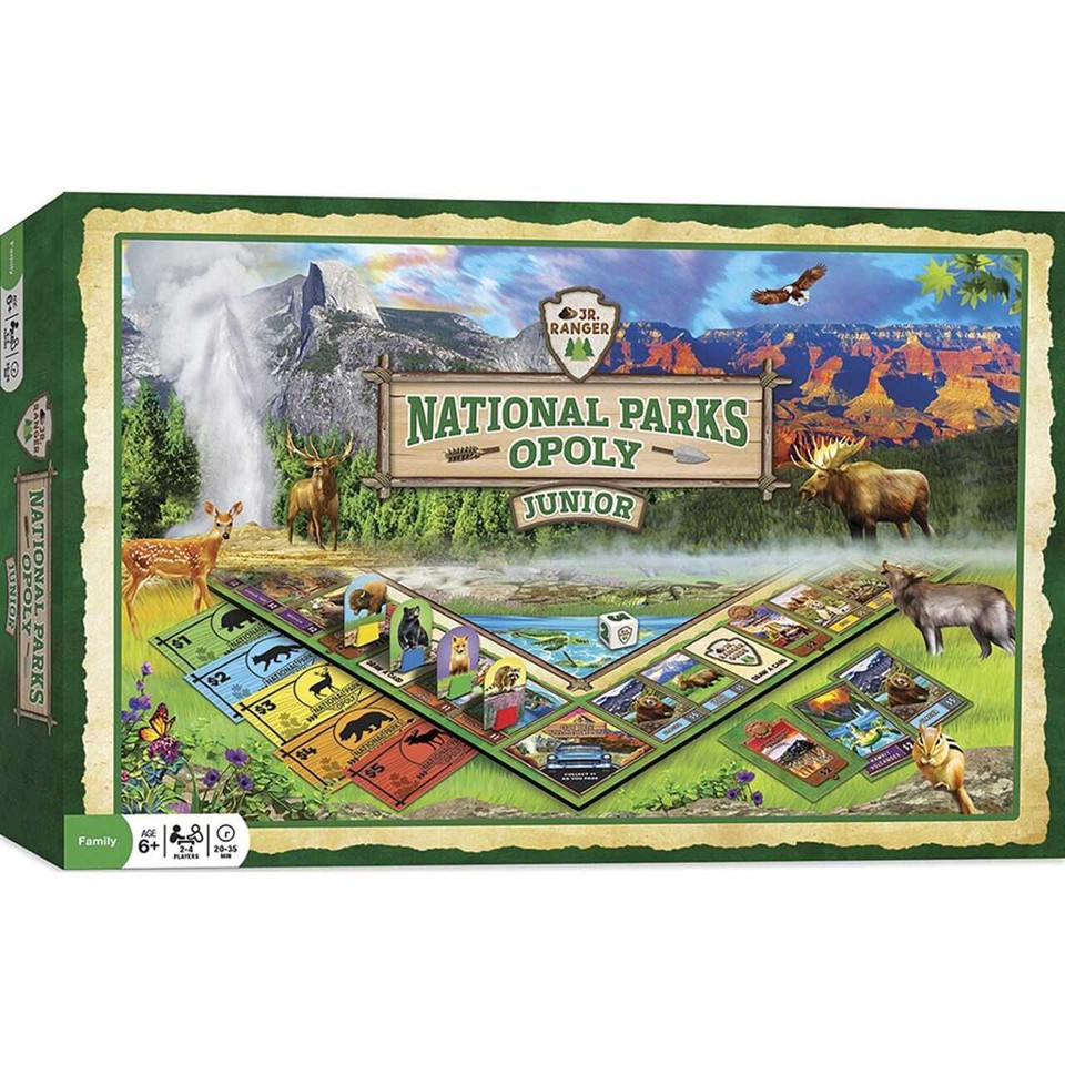 National Parks Opoly Board Game at the Nut House