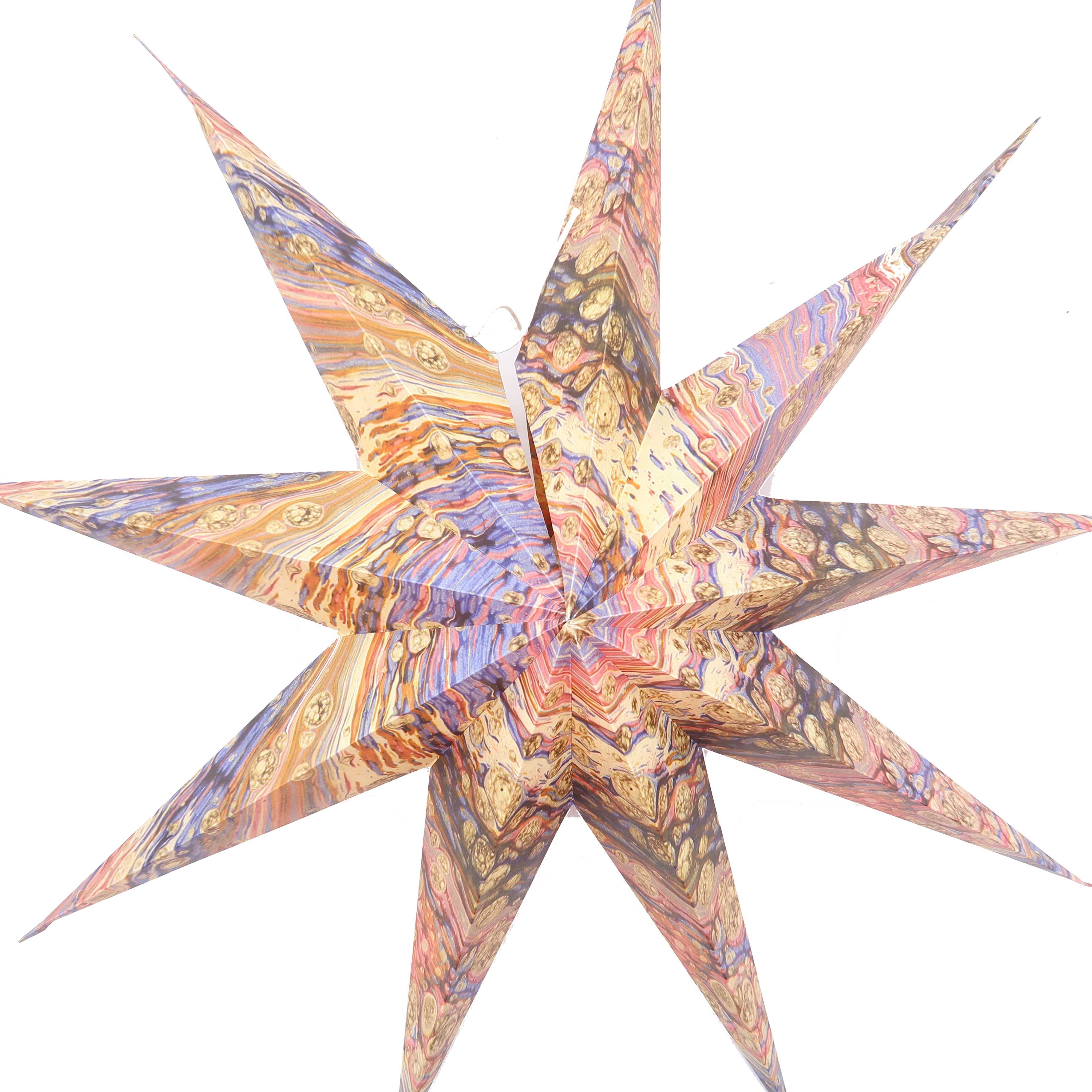Paper Hanging Star Marble Exclusive at the Nut House