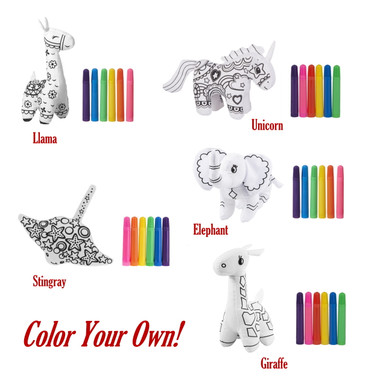 Color Your Own Plushie Art Set At The Nut House