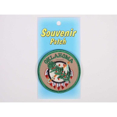 Osage Shield Embroidered Patch at The Nut House