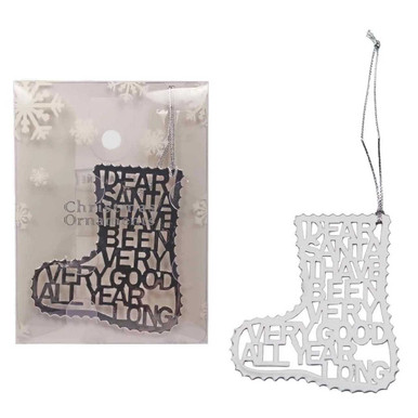 Dear Santa Stocking Ornament Exclusive at the Nut House