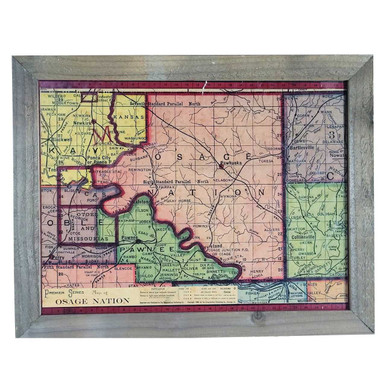 Penney's Territorial Maps Osage Nation Territory Map
